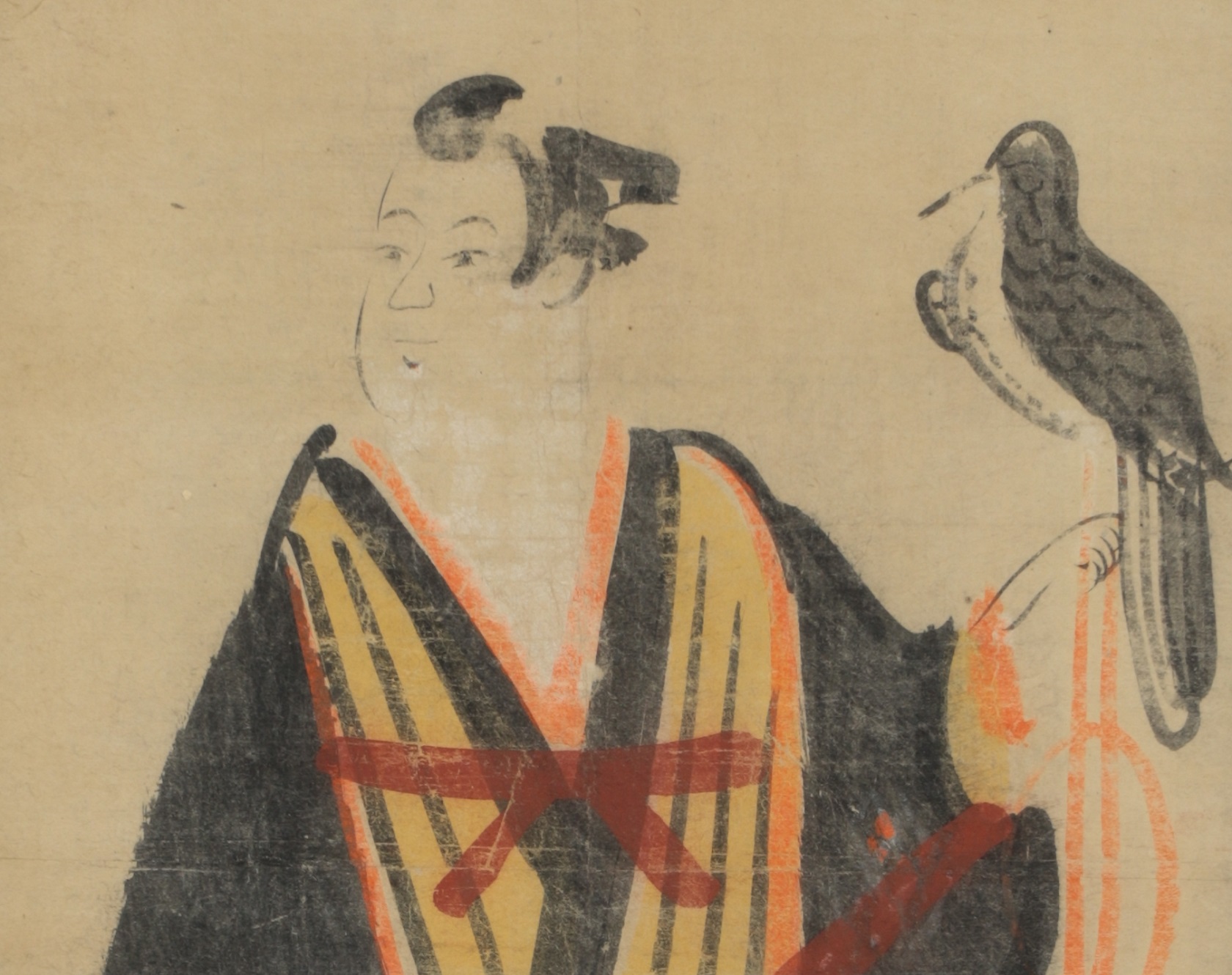 大津絵鷹匠画幅 Otsue (otsu paintings) | 古裂會 (こぎれかい)